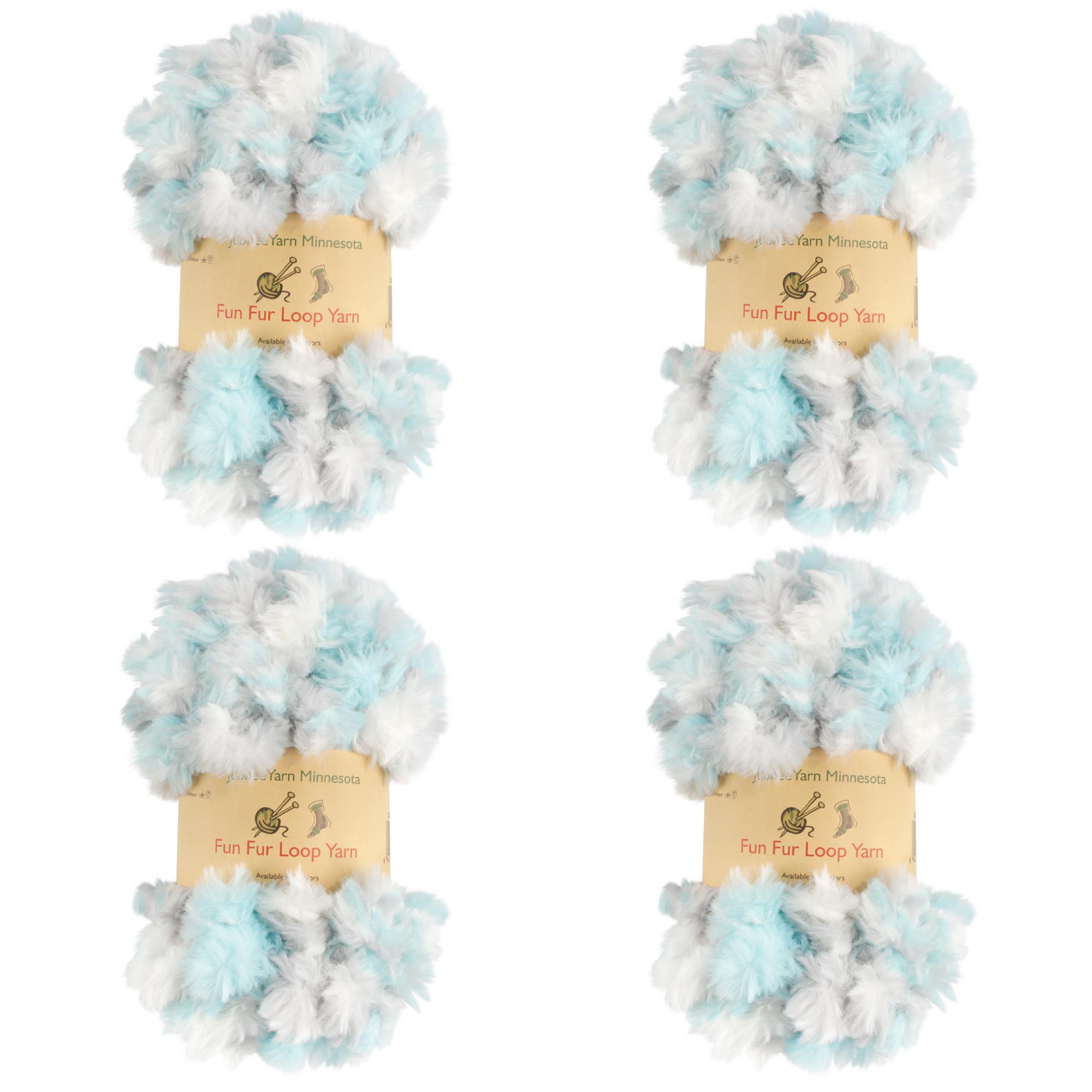 JubileeYarn Fun Finger Fur Loops Yarn - Polyester Jumbo Weight Loop ...