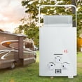 TCMT 6L Liquid Propane Portable Tankless Water Heater 1.6 GPM LPG Instant Hot Boiler with ...