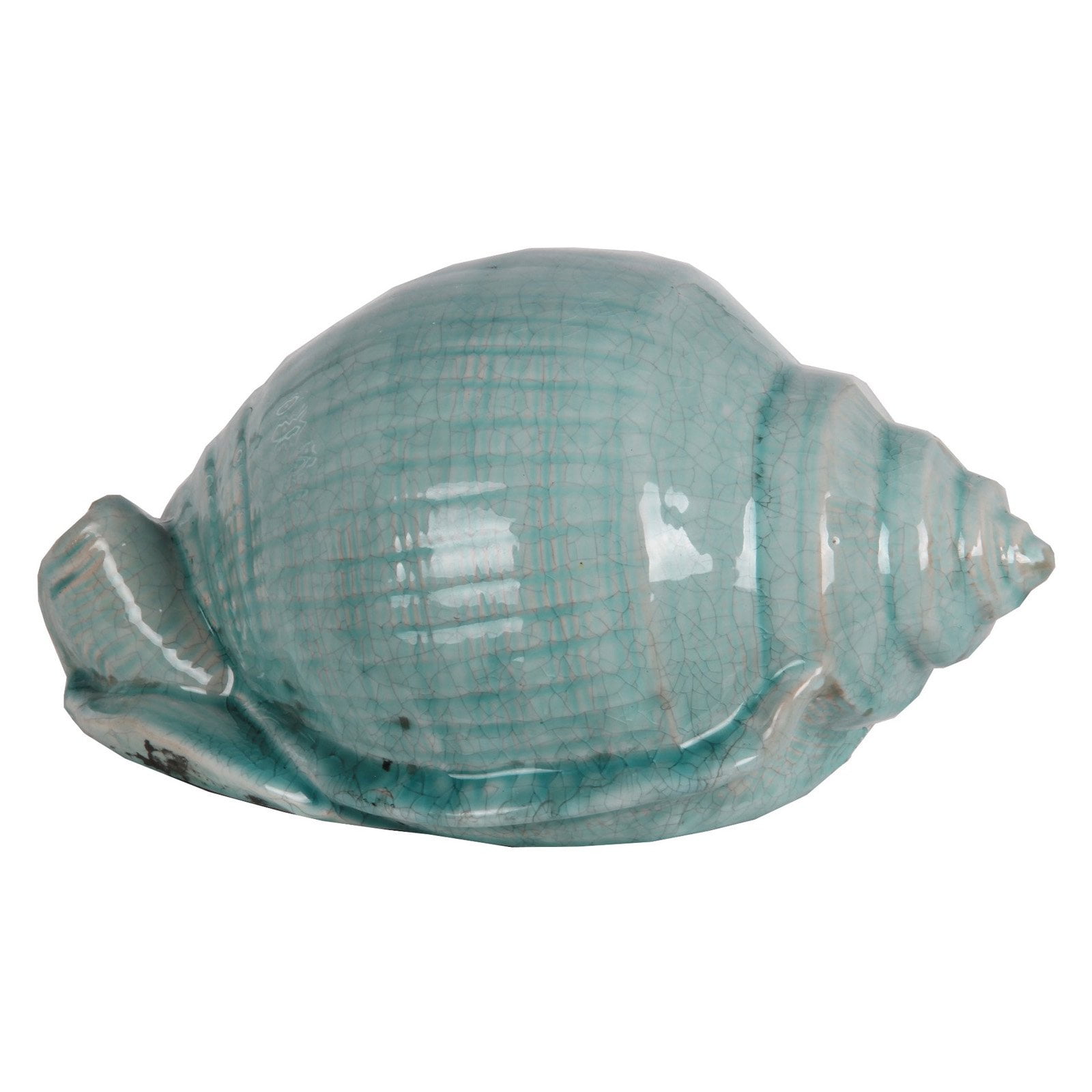 Privilege International Ceramic Seashell Statue - Blue - Walmart.com