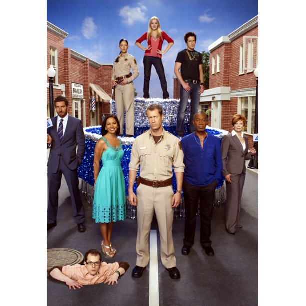 Eureka Cast poster Metal Sign Art Print 8x12 #596095 Multi-Color Square ...