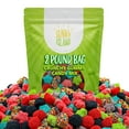 Crunchy Gummy Candy Mix KEF28 | 2 Pound Bulk Bag | Rainbow Nonpareils ...