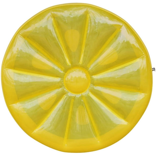 Inflatable Lemon Slices Big Floating Island, Pool Float, Giant Size ...