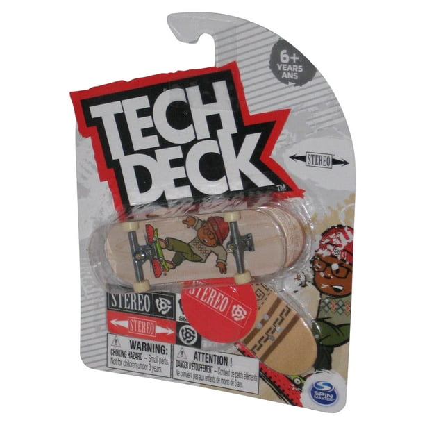 Tech Deck Stereo Curb Grind Mini Toy Fingerboard Skateboard - Walmart.ca