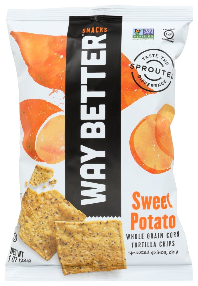 Way Better Snacks Tortilla Chips, Sweet Potato, 1 Oz - Walmart.com