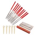 18PCS Guitar Instrument Repair Tool Kit Grinding Stone Plastic String ...