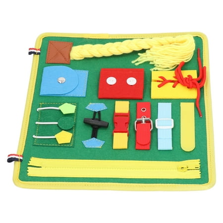 Sensory Board, Toddler Busy Board Cultivate Concentration Round Burr ...
