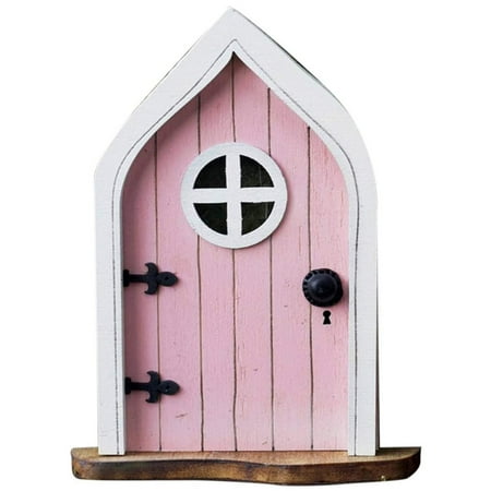 Coiry Wooden Miniature Fairy Dwarf Window Door Tree Yard Gnome Sculpture (B) | Walmart Canada