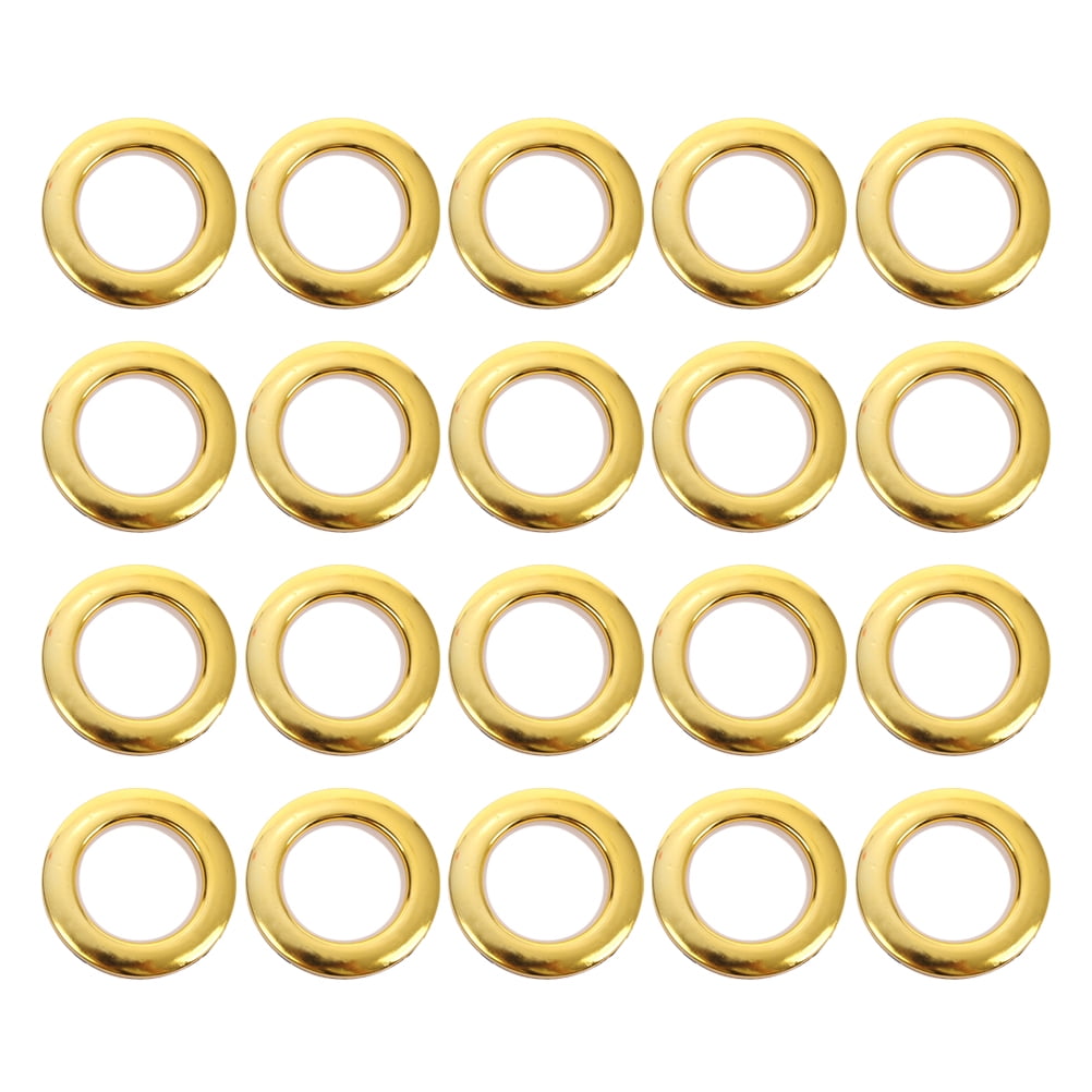 NUOLUX Curtain Rings Rod Ring Drapery Circle Shower Window Panel Slides ...