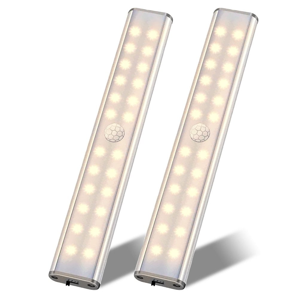 EASTIN Under Cabinet Lights 24 LED Closet Lights Motion Sensor Wireless ...