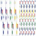 TRAHOO-30 Pcs Disposable Toothbrushes with Toothpaste Individually ...