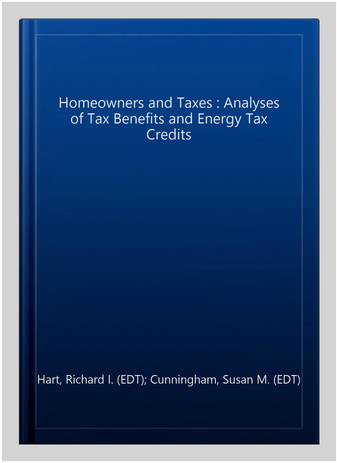Pre-Owned Homeowners and Taxes : Analyses of Tax Benefits and Energy ...