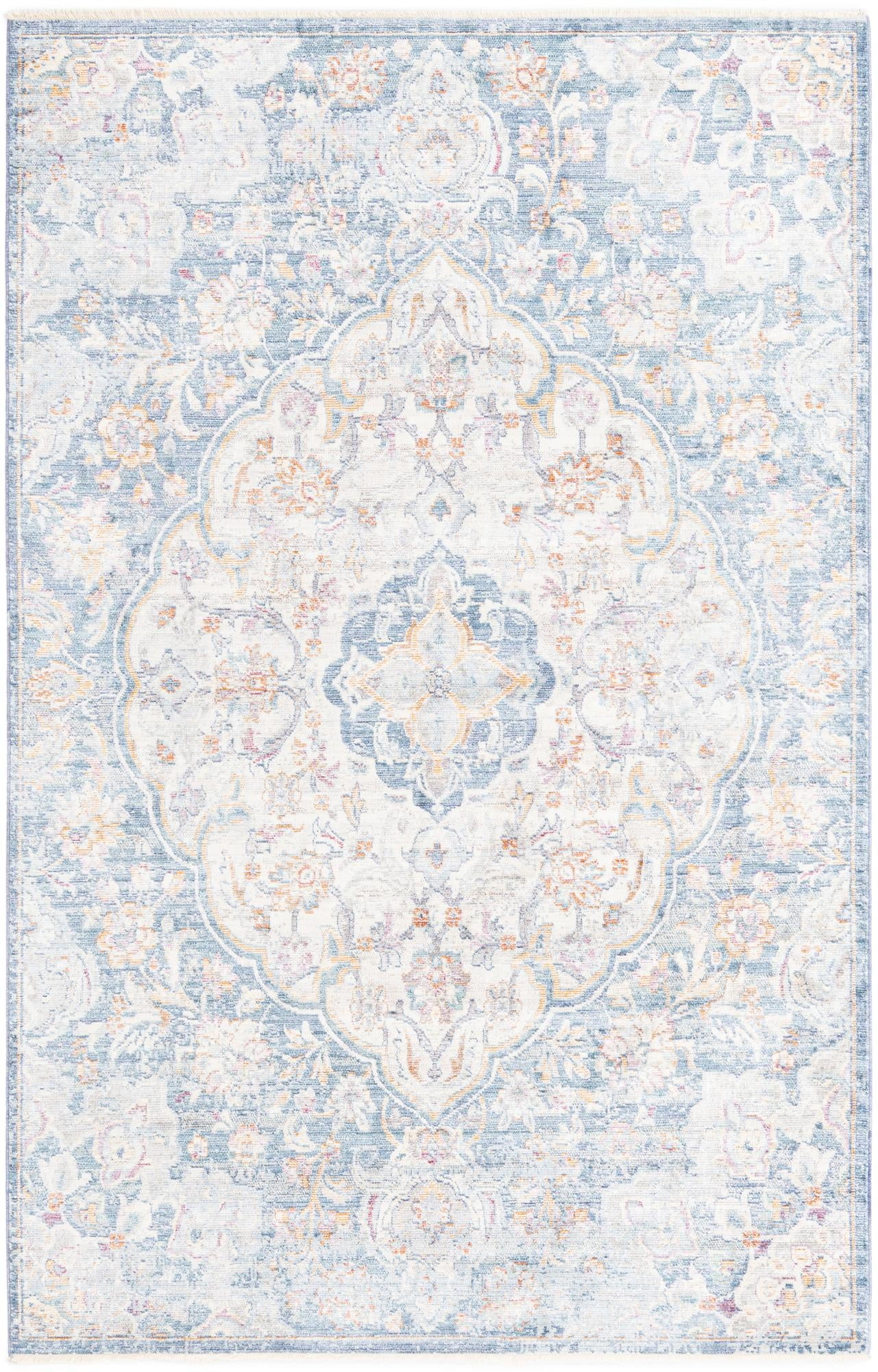 Rugs.com Noble Collection Rug – 5' X 8' 2 Ivory Medium Rug Perfect For ...