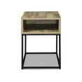 Signature Design by Ashley Contemporary Gerdanet End Table, Natural ...
