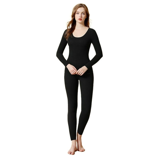 Thermal Underwear for Women Long Johns Women with Fleece Lined, Base ...