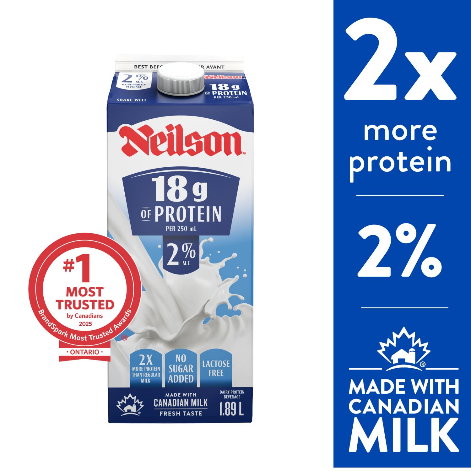 Click here for Neilson 2 Protein 18g Beverage 1.89l prices
