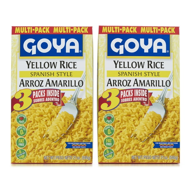 Goya Spanish Style Yellow Rice 2 Ct x 21 Oz. - Walmart.com