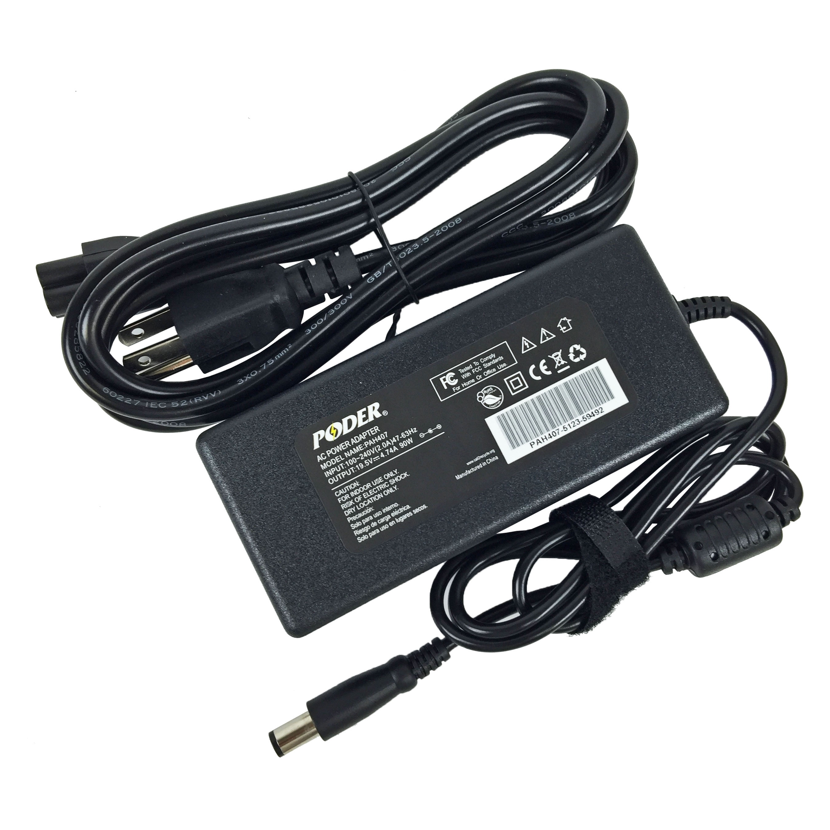 (New) Poder High Quality Replacement AC Power Adapter 90W 19V Charger ...