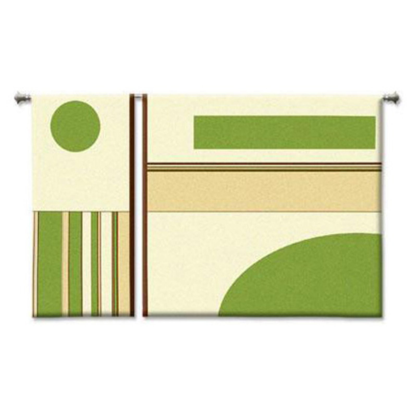 Fine Art Tapestries Linen Lime Panel Wall Tapestry - Walmart.com