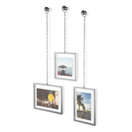 Umbra Hanging Gallery Multi Picture Photo Art FotoChain Frames, Set of ...