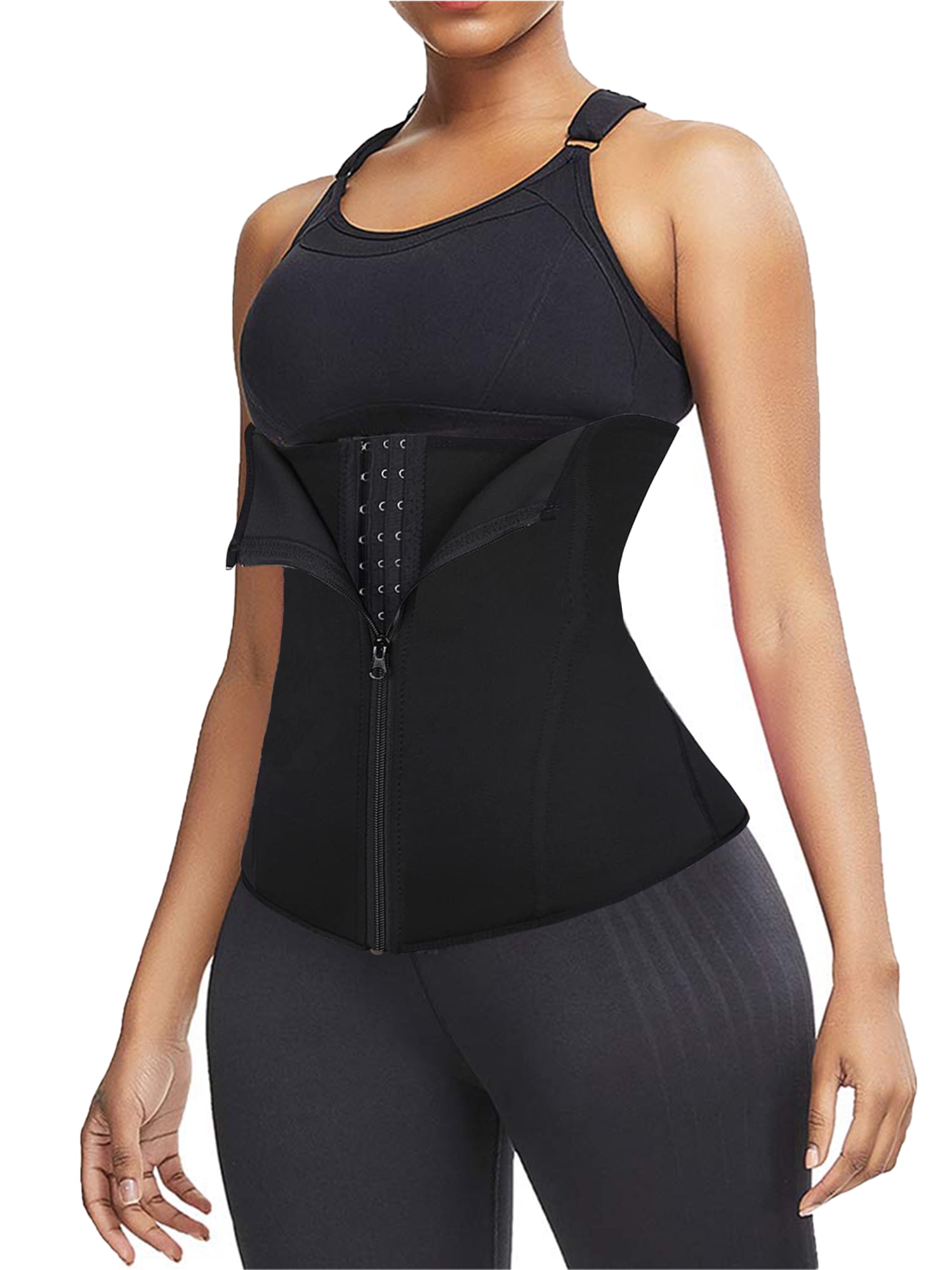 Lilvigor Waist Trainer Sauna Sweat Waist Shaper for Women Tummy Control ...