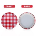 BESTYASH 12Pcs Red Jar Caps for Mason Jars Wide Mouth Bottle Covers ...