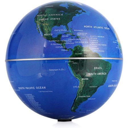 6" Self Rotate Globe, Auto-Spinning Globe Rotating World Earth Map ...