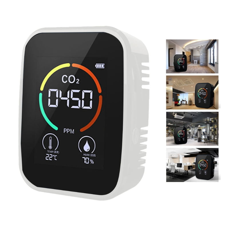 Techinal Multifunctional 5 in1 CO2 Meter Digital Temperature Humidity ...