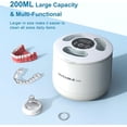HYCHIKA Ultrasonic Retainer Cleaner Machine with UV, 4 Modes, 45kHz ...