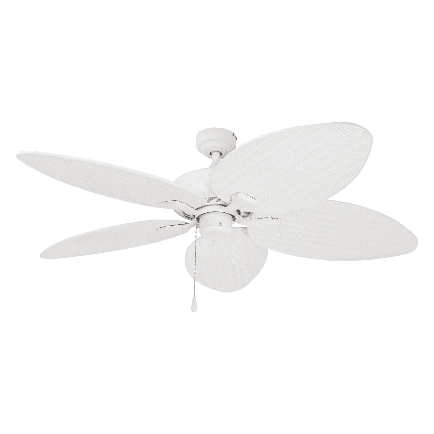 Honeywell Palm Valley 52" White Tropical Ceiling Fan with 5 Palm Blades ...