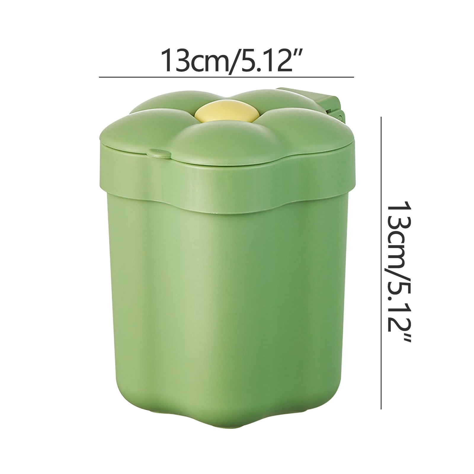 JeashCHAT Mini Desktop Trash Can Cute Small Household Mini Coffee Table ...