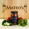 Mateo's Gourmet Medium Cantina Salsa 16 oz Glass Jar Medium Heat Texas ...