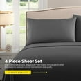 1500 Supreme Collection Queen Sheet Sets Gray - Luxury Hotel Bed Sheets ...