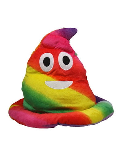 Plush Fleece EMOJI RAINBOW POOP Hat KIDS TEENS OSFA USA | Walmart Canada