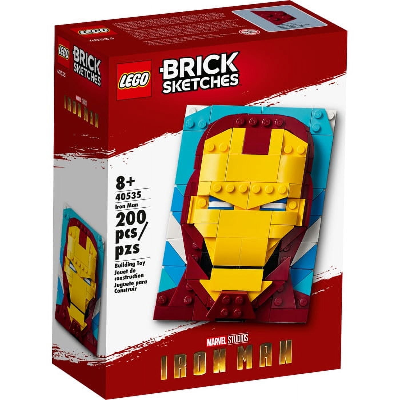 Click here for Lego Brick Sketches Marvel Iron Man 40535 prices