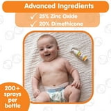 Boogie No-Rub Liquid Diaper Rash Spray with Zinc Oxide, 1.7 fl oz HSA ...