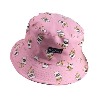 homeholiday Bucket Hat Fisherman Vintage Banana Chips Canvas Hat ...