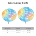 The Circular Table Cover Has Good Anti-Fouling And Anti-Oil Crease ...