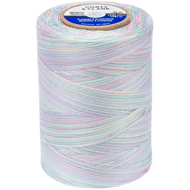 Serger All-Purpose Polyester Sewing Thread - 1500M Spools in Variegated ...
