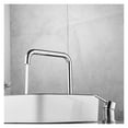 Basin faucet Bathroom super long pipe two holes Rose Gold/Black ...