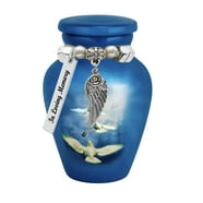 Urnsdirect2u Blue Loving Bird Token Urn Set of 2 - Walmart.com