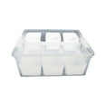 Everything Mary 7-Piece Clear Plastic Craft and Hobby Storage Container ...