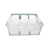 Everything Mary 7-Piece Clear Plastic Craft and Hobby Storage Container ...