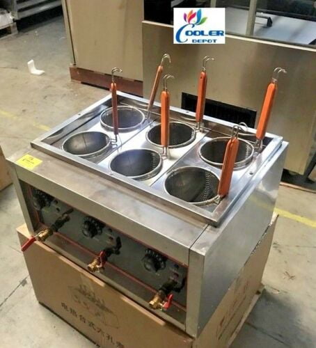 6 Basket Electric Commercial Noodle Pasta Cooker Stainless Steel PN9 220V - Walmart.com