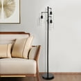 3-light floor lamp, industrial tree-shaped lamp, suitable for living ...