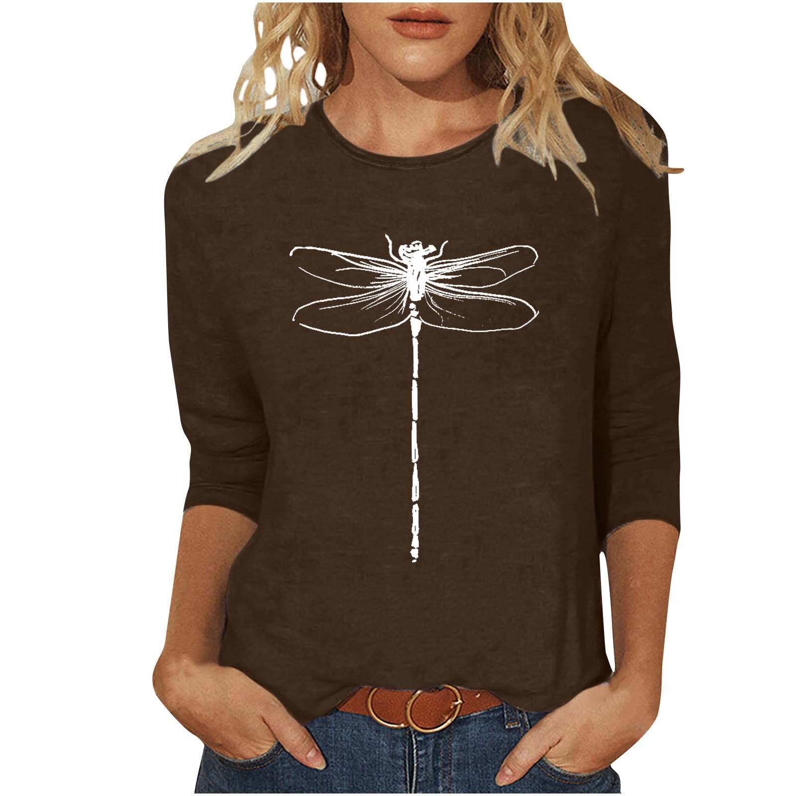 Click here for Birdeem Womens Fashion Printed Loose T-Shirt Mid-L... prices