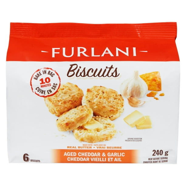 Furlani Aged Cheddar & Garlic Biscuits - Walmart.ca