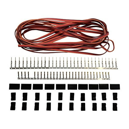 Apex RC Products JR Style Servo Extension Kit W 10 Pairs of Connector ...
