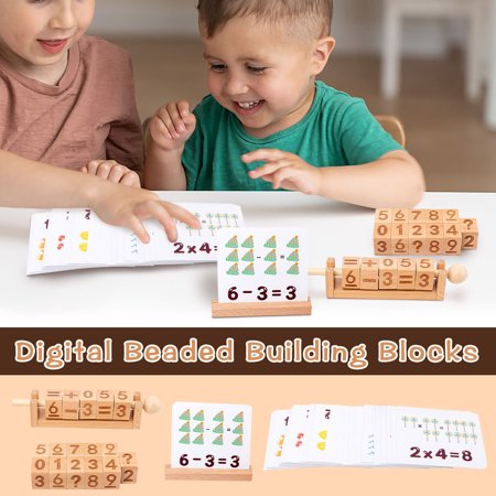Toys Clearance Deals 2022! Feltree Wooden Reading Block Learning ...