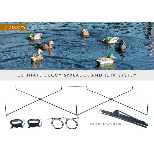 Motion Ducks Ultimate Decoy Spreader System - 7 Decoy Set-up - Walmart.com