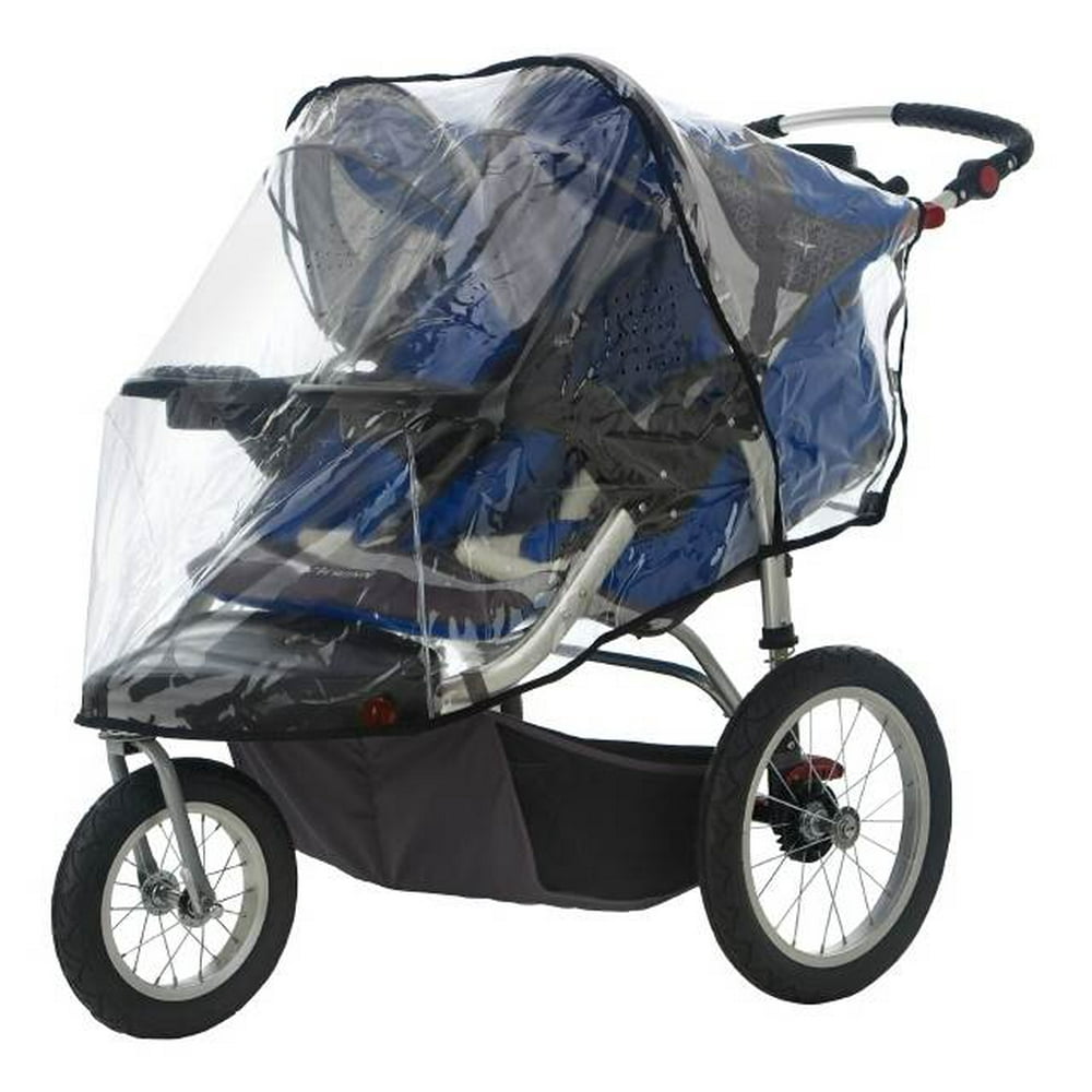 Instep Swivel Wheel Double Jogger Stroller Weather Shield - Walmart.com ...